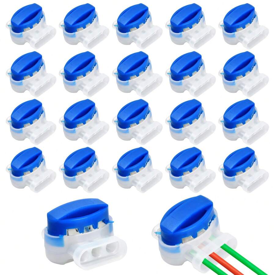 20 Pieces Cable Connectors, Waterproof Electrical Wire Connectors ...
