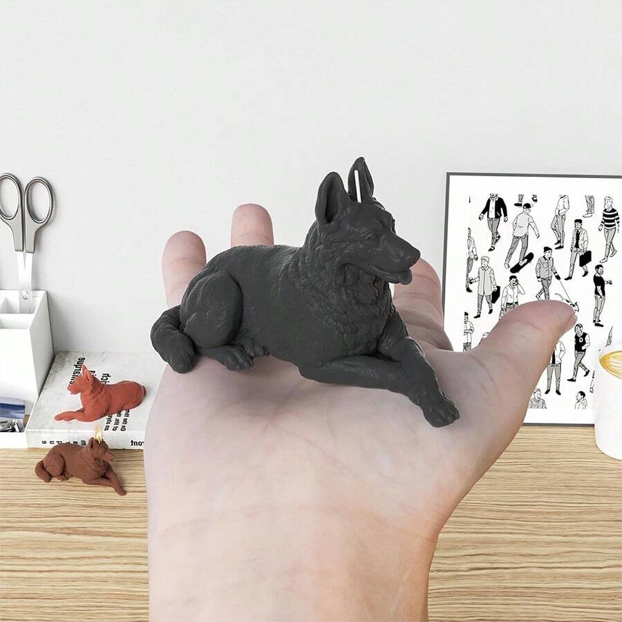 Molde de silicona con forma de pastor alemán lindo, 1 pieza' | Mode de ...