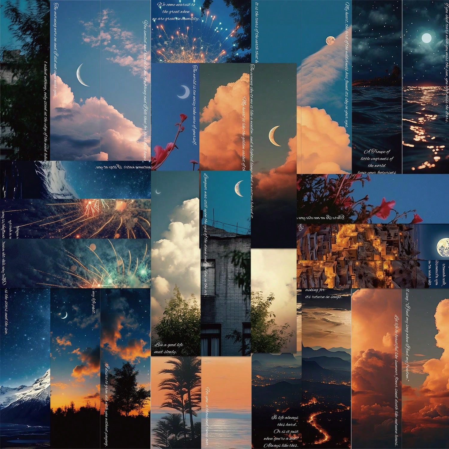 10pcs Vintage Roaming Universe Series Minimalist Handheld Booklet ...