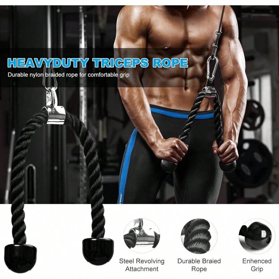 Deluxe Cable Pulley System Home Gym, Cable Pulley System Fitness Home ...
