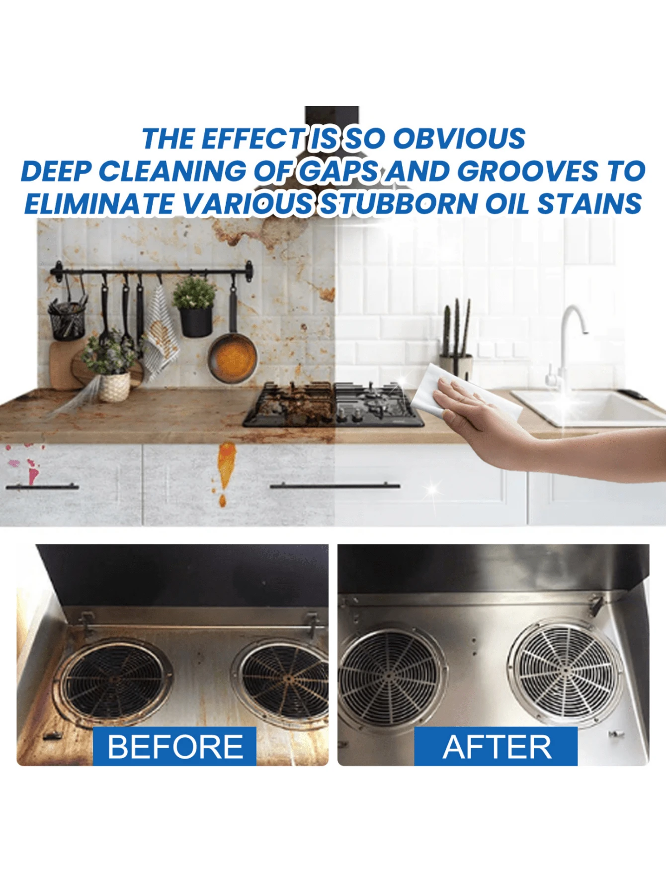 Kitchen Cleaning Effervescent Tablets - Effective For Removing Grease ...