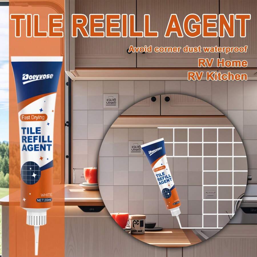 Doeyvose Waterproof Tile Grout Filler, Suitable For Plastic And Wood ...