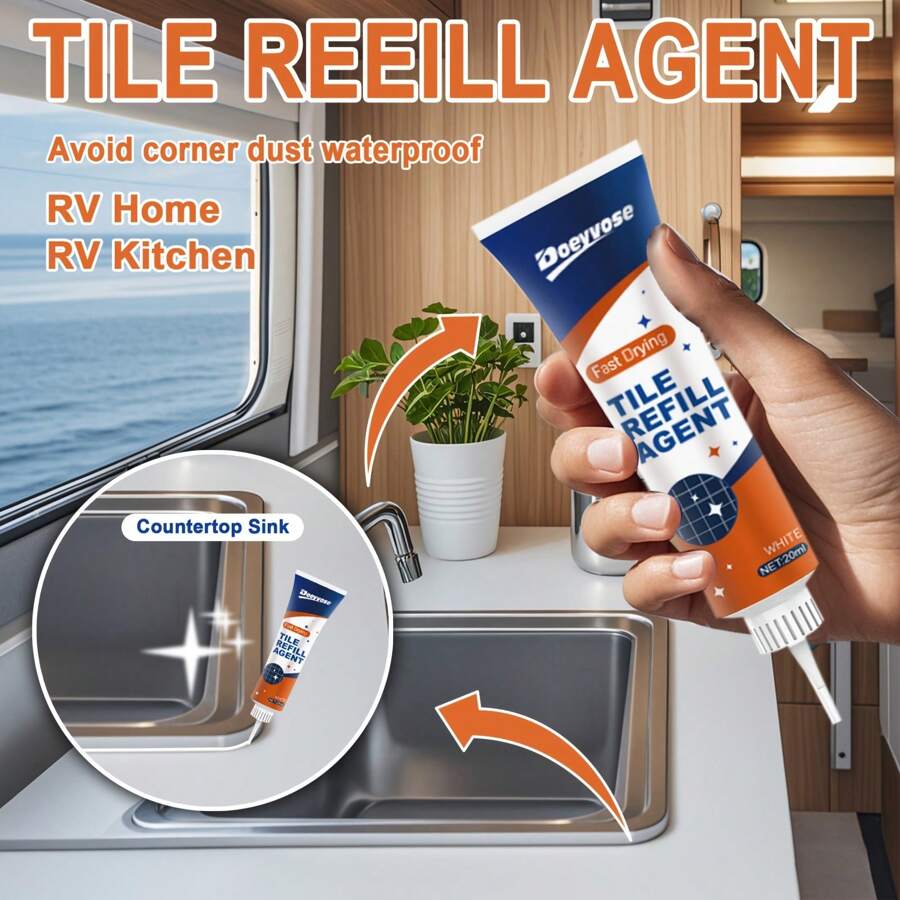 Doeyvose Waterproof Tile Grout Filler, Suitable For Plastic And Wood ...