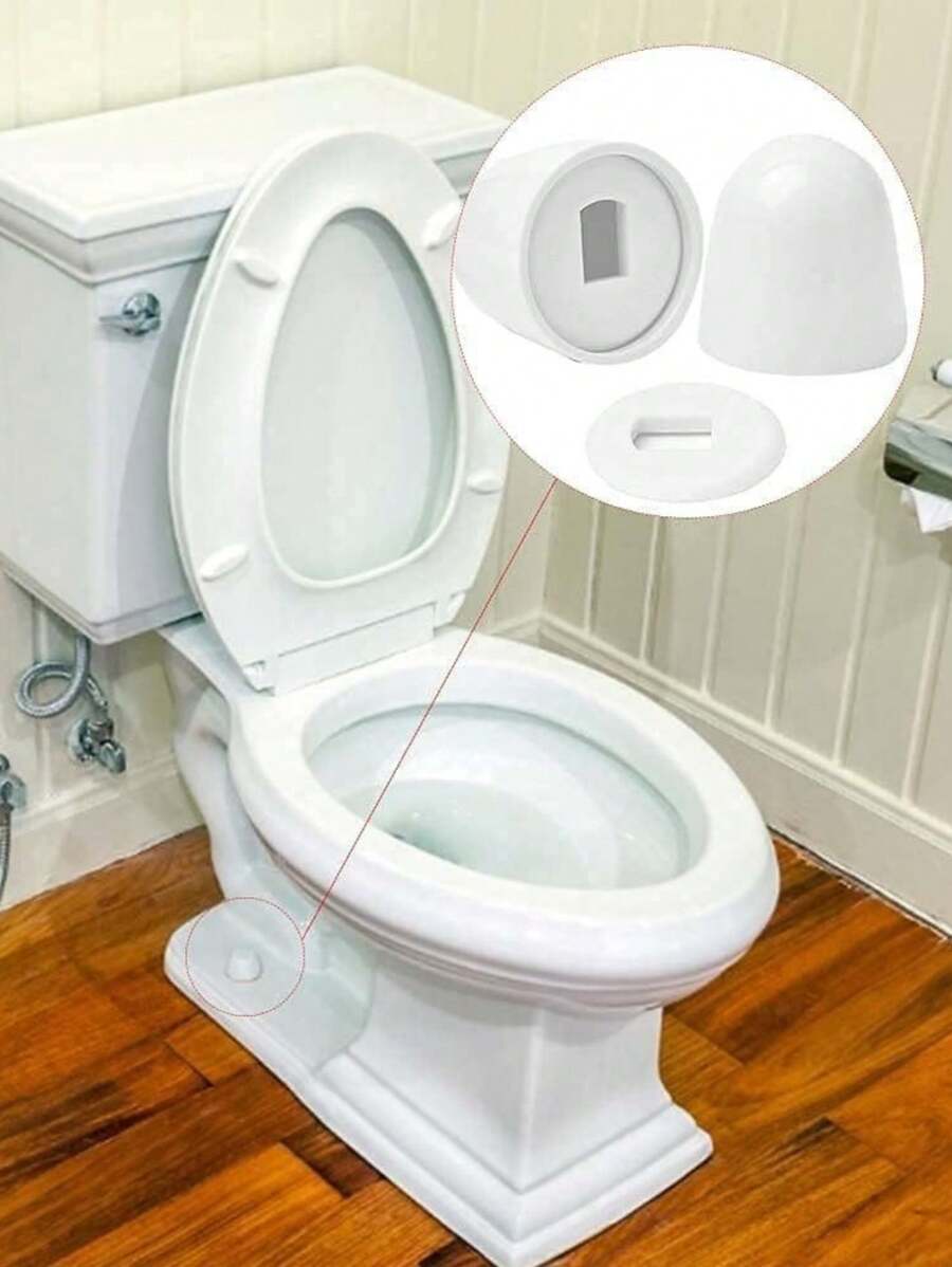 2/4/6Pcs Universal Toilet Bolt Caps, Round Plastic Push-On Toilet Bowl ...