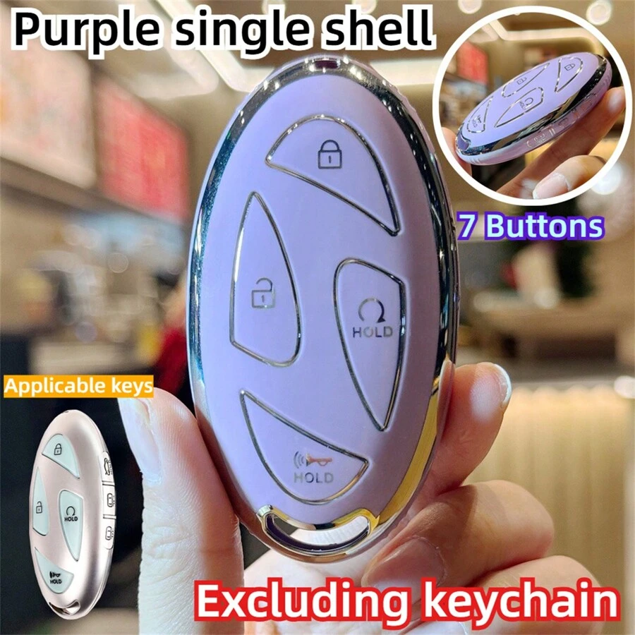 1pc TPU Car Key Fob Cover, Suitable For Ioniq 6, Grandeur, GN7, KONA ...