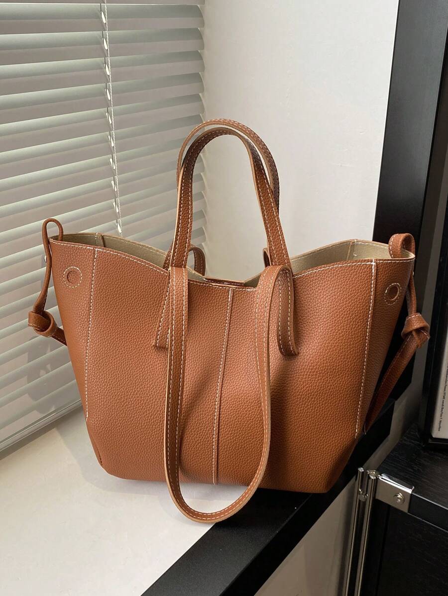 Torba typu tote Pol Wing, francuska marka niszowa Cyme, lekka luksusowa torebka do pracy w stylu ...