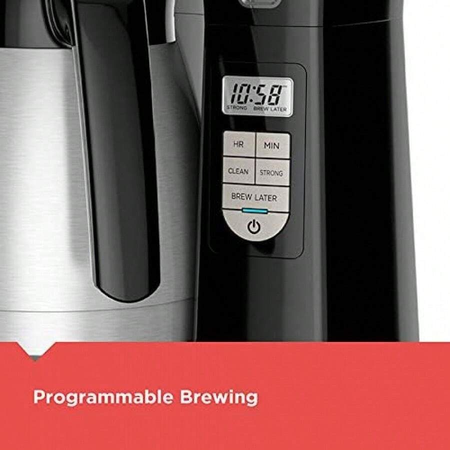 BLACK+DECKER 12 Cup Thermal Programmable Coffee Maker With Brew ...