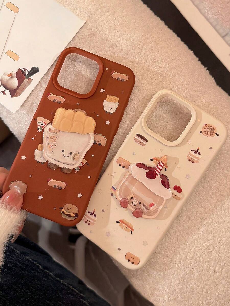 1pc GUCADI Korea Whimsical Food Cream Cake Shake Shake Sticker 3D ...