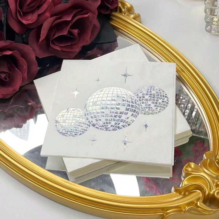 Celestial Pattern Paper Napkins For Party And Celebration | SHEIN USA