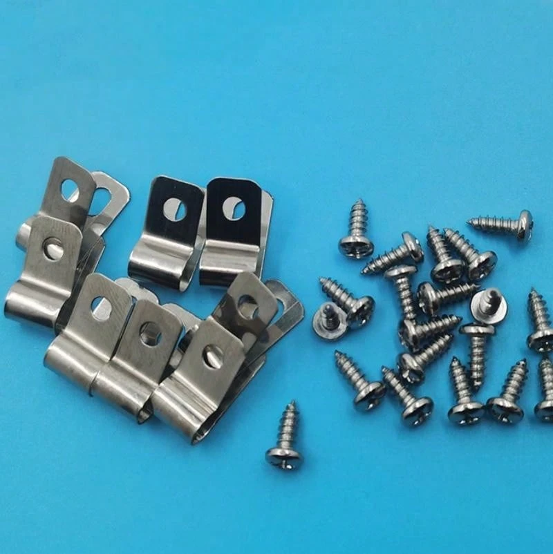 200pcs Metal Livestock Fencing Clips, R-Type Cable Clamps For Fixing ...