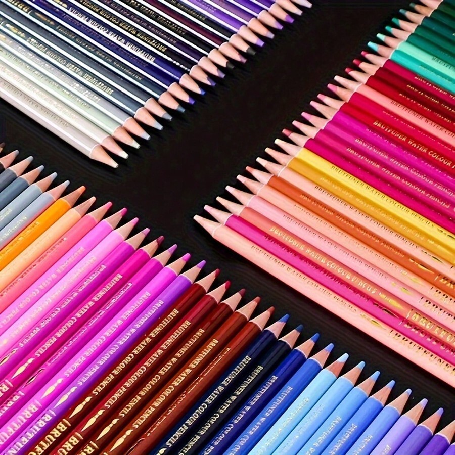 Set di 120 matite colorate professionali in legno, set di colori ad ...