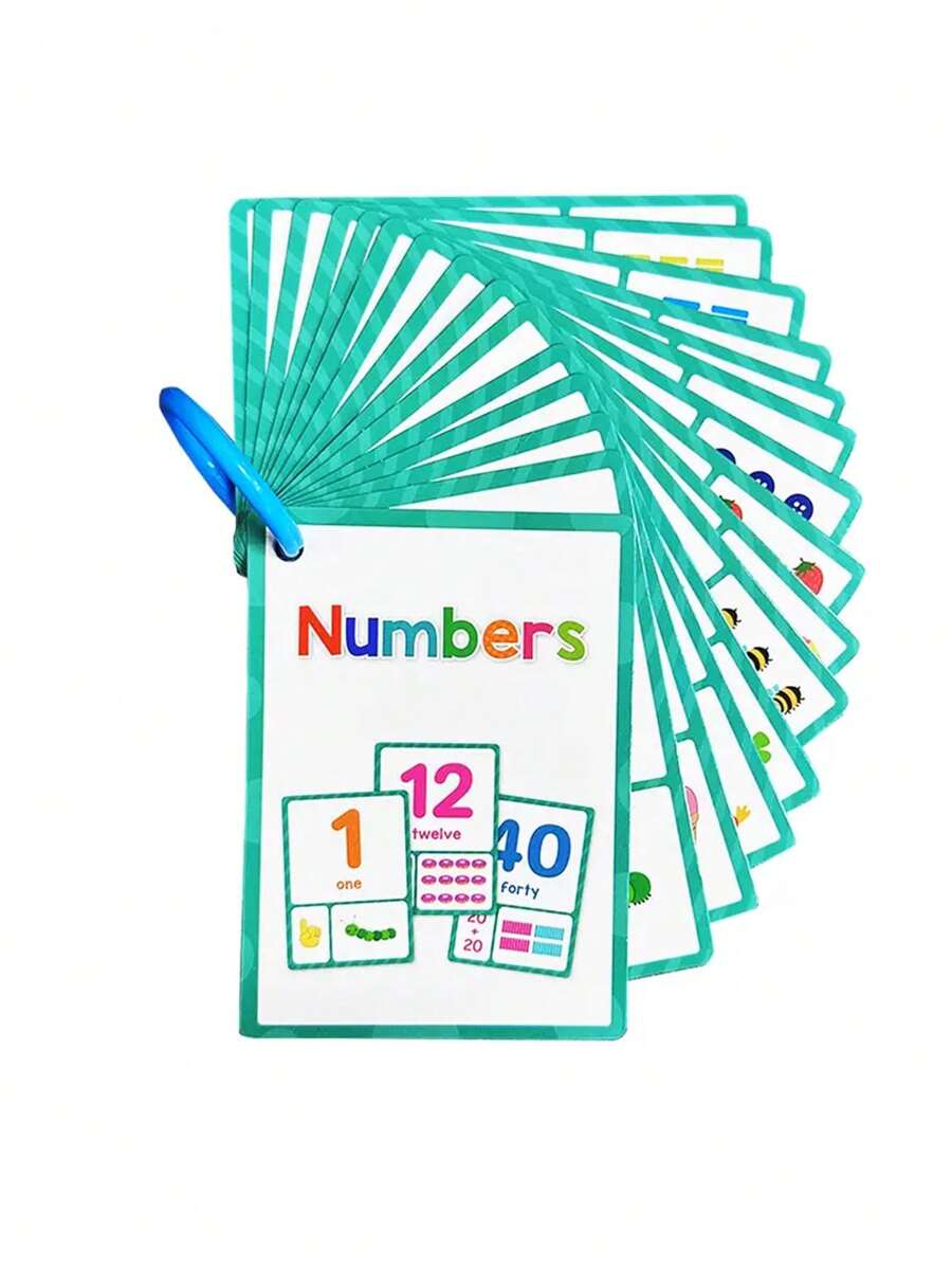 Numbers 1-100 Flash Cards, Preschool Numeracy Math Learning Addition ...