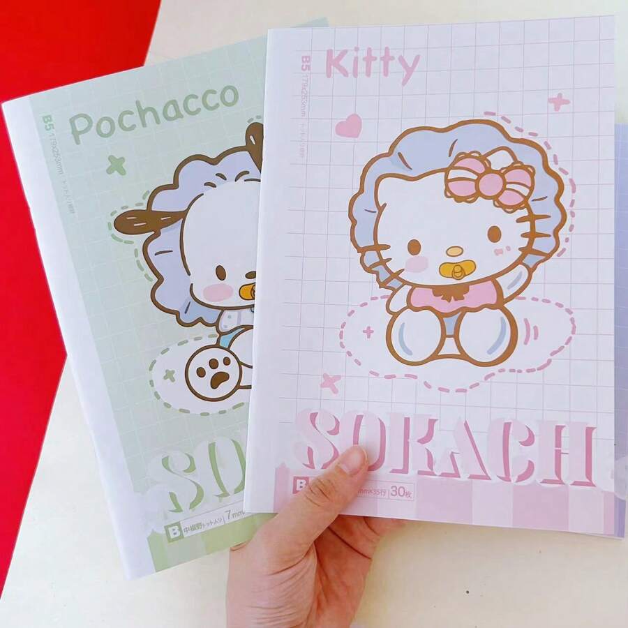 Sanrio Sanrio Cute Notebook, Dopamine Kuromi Design, High Aesthetic ...