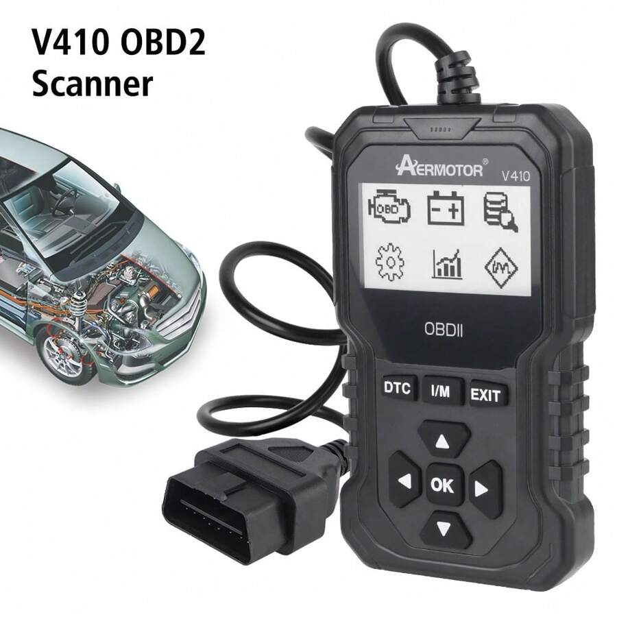 OBD2-codelezer Autodiagnosetools Foutcode wissen V410 EOBD OBD 2 ...
