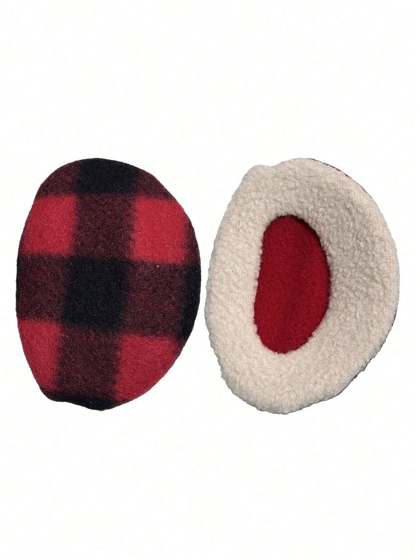 Winter Plush Ear Muffs With Single Ear Band, Warm Fluffy Detachable Ear ...