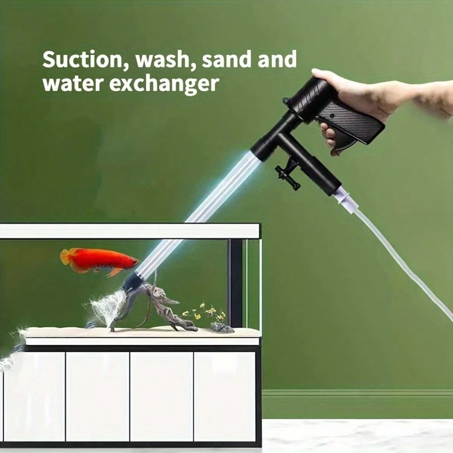 New Semi-Automatic Water Changer, Small Fish Tank Gravel Cleaner, Air ...