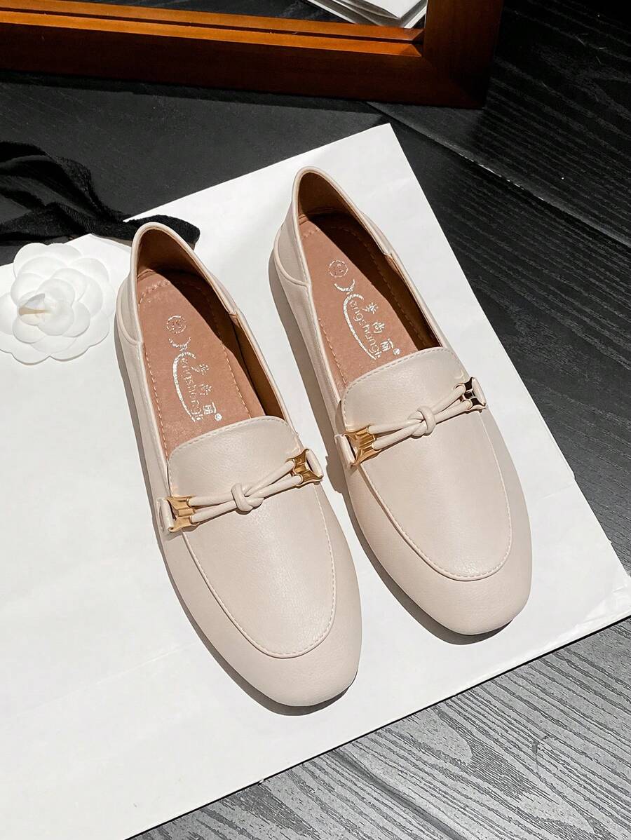 Mengshangli Wide Fit Soft Sole Flat Slip-On Women Shoes, Loafers ...