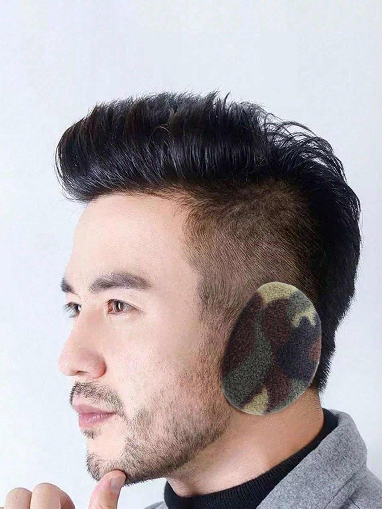 Winter Plush Ear Muffs With Single Ear Band, Warm Fluffy Detachable Ear ...