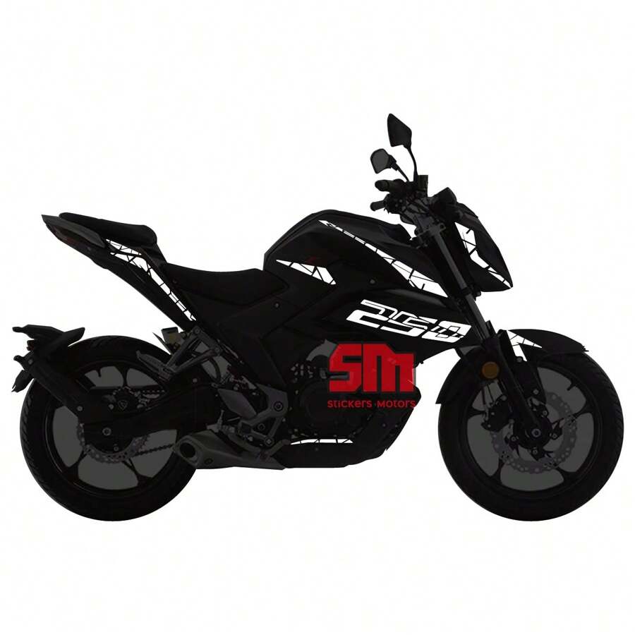 Kit Stickers Italika 250z Reflective Stickers For Italika 250z ...