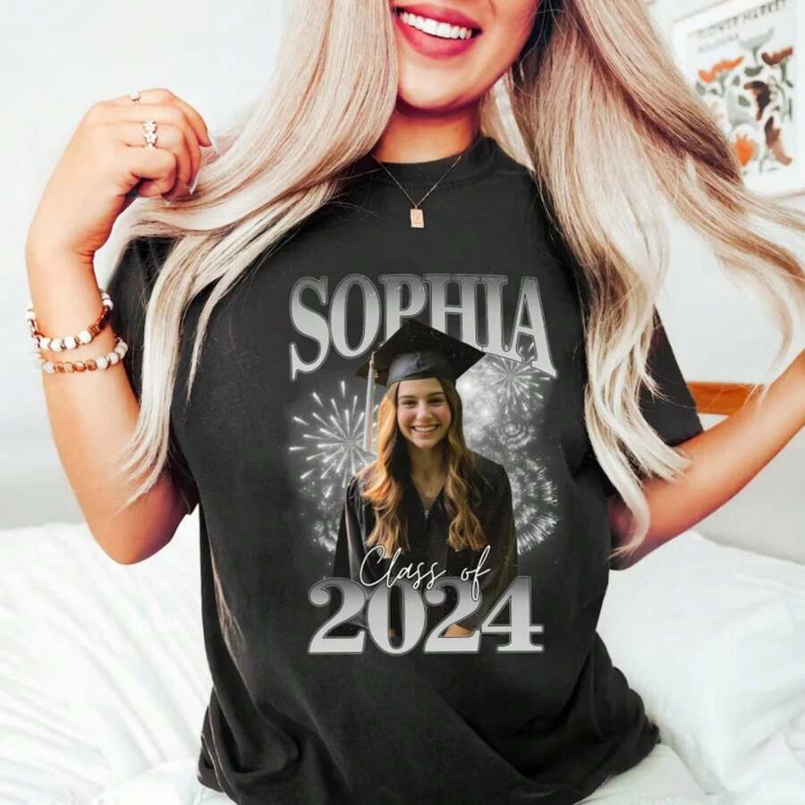 Personalized Senior Graduation Shirt, Class Of 2024 Family Graduation ...