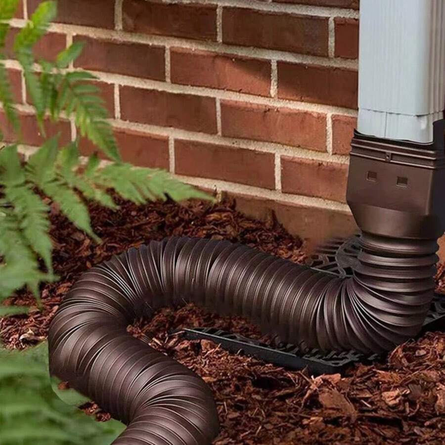 Rain Gutter Downspout Extensions Flexible Drain Downspout Extender ...