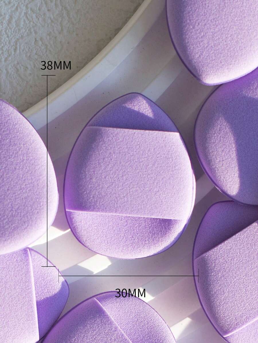[Quantity] Mini Makeup Sponge Puff, Double-Sided Dry & Wet Use ...