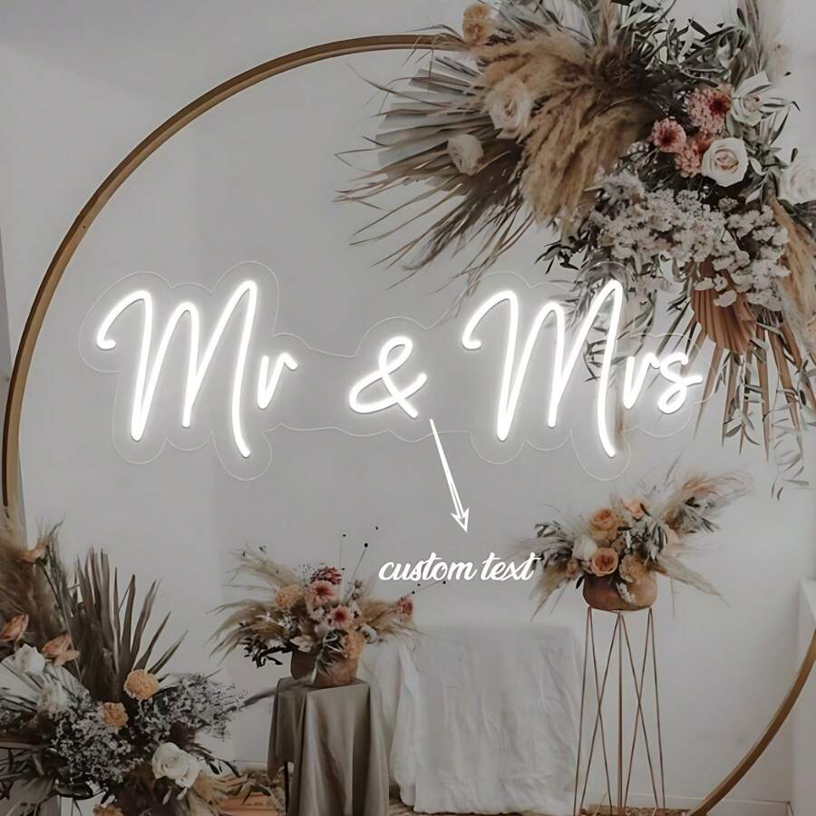 Customizable Neon Signs, Custom Valentine's Day Decoration Neon Signs ...