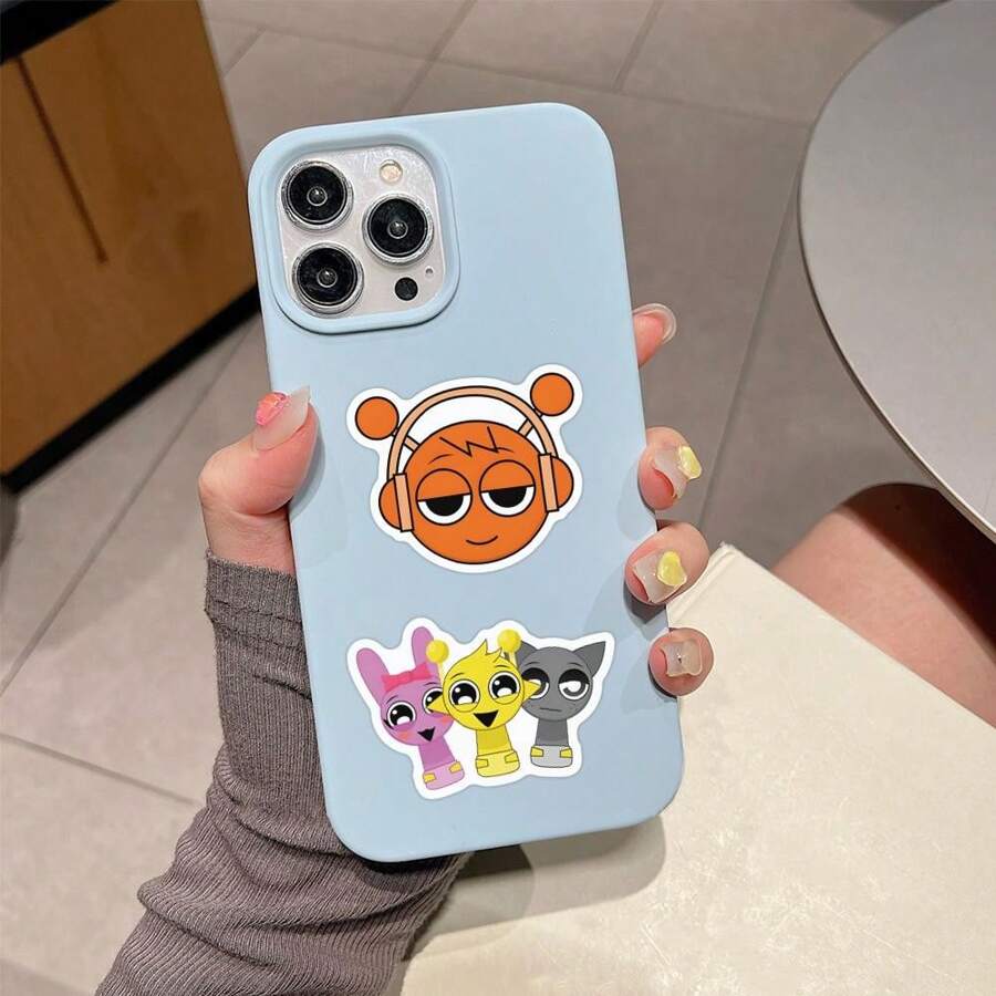 55 Sheets Of Sprunki Vinyl Stickers, Which Can Be Used For Creative ...