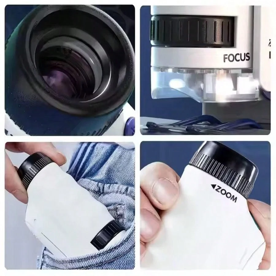 Portable Handheld Optical Microscope For Student Science Experiments ...