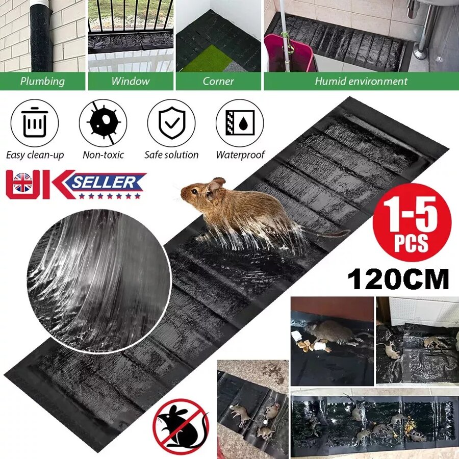 NetHong 2 Pcs 1.2M Large Mice Mouse Rodent Catcher Rat Mouse Traps ...
