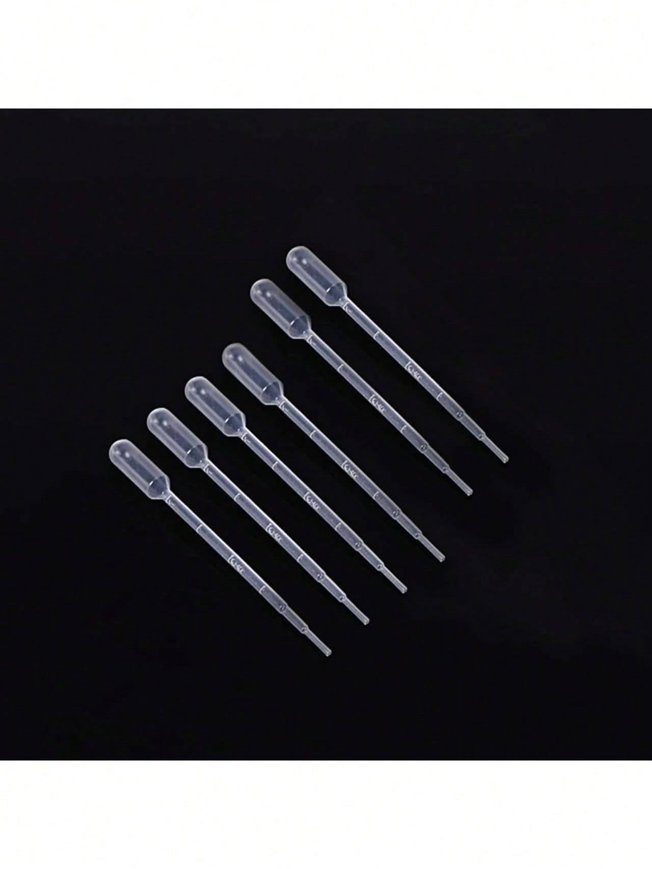 100Pcs Disposable Pasteurized Pipettes Graduated Plastic Dropper Test ...