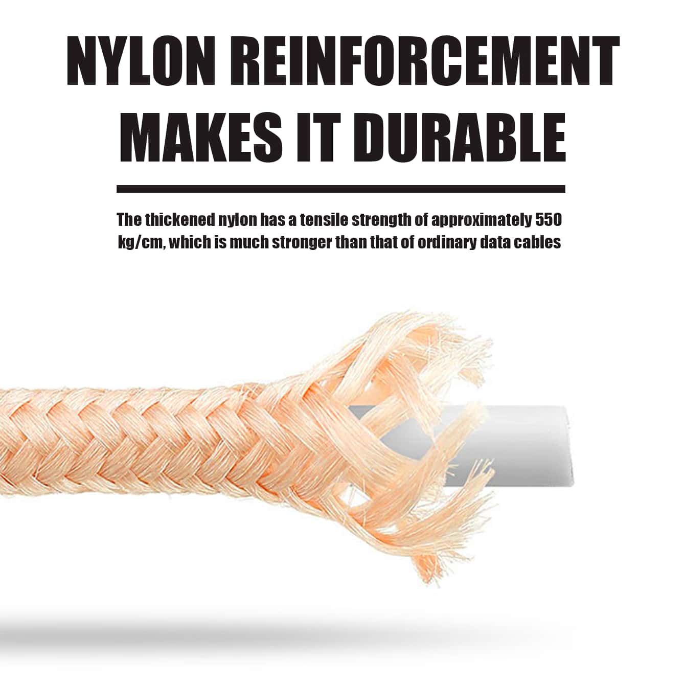 A 1M Gold Braided Material Cable Capable Of Passing 2A Current, Stable ...