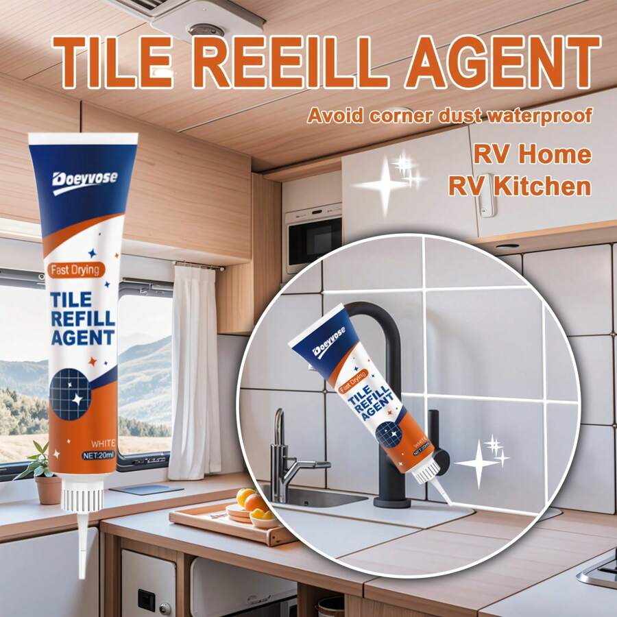 Doeyvose Waterproof Tile Grout Filler, Suitable For Plastic And Wood ...