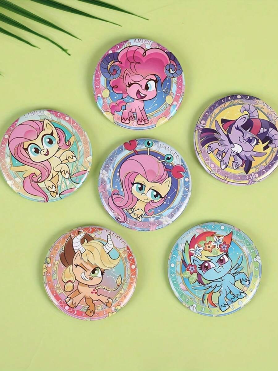 MY LITTLE PONY 6pcs My Little Pony Character Pins Including Twilight ...