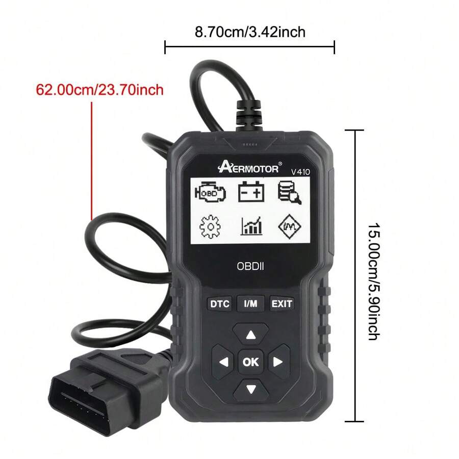 Outil de diagnostic automobile Lecteur de code OBD2 Effacement du code ...