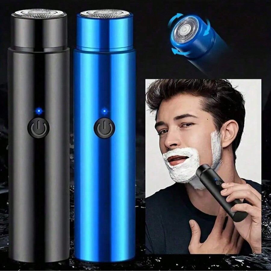 Mini Portable Electric Shaver, Self-Assistant Razor, Cordless ...
