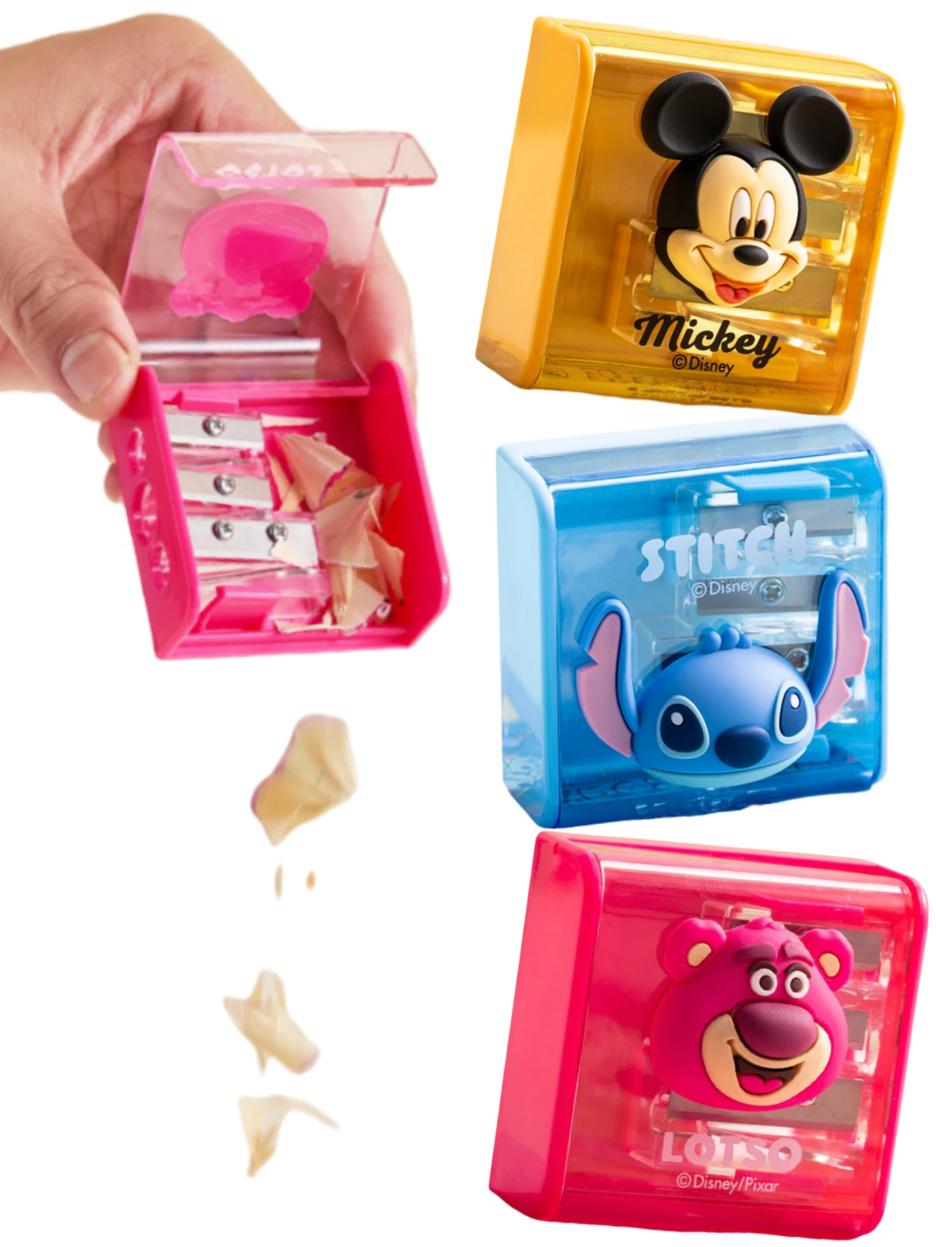 Disney 1pc Disney Stitch Cartoon Pencil Sharpener, Durable Plastic ...