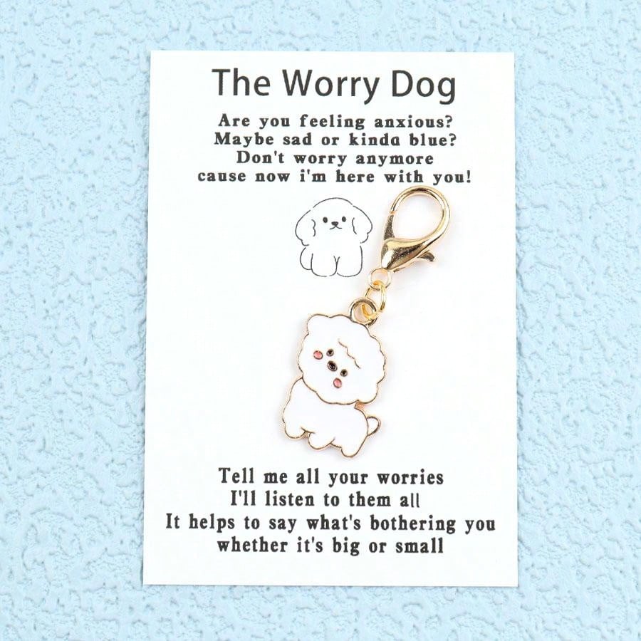 1 ชิ้น/2 ชิ้น "Worry Dog" การ์ด มีความหมายของการให้กำลังใจและการเป็น ...