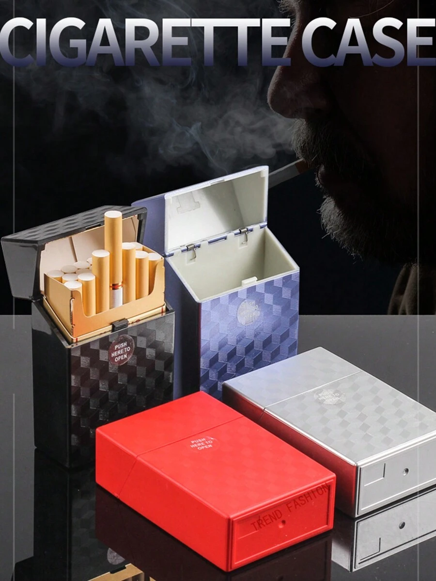 Nueva caja de cigarrillos multicolor gruesa para 20 paquetes, estuche ...