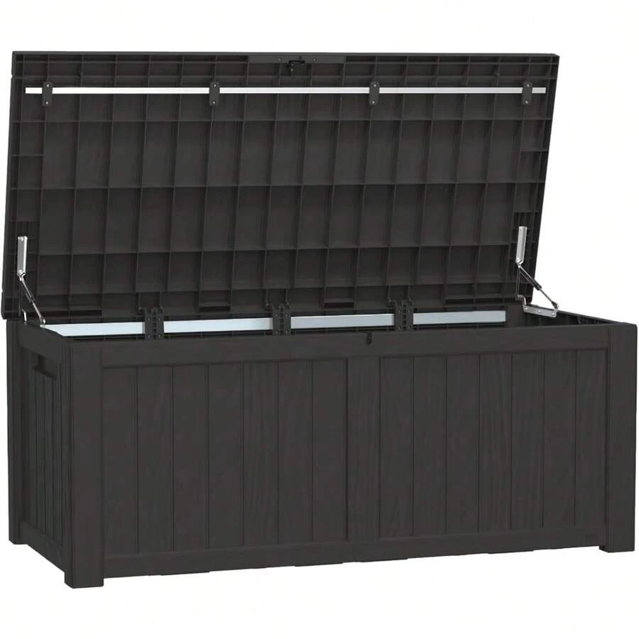 Caja de almacenamiento exterior de 120 galones YUXIDAU - Caja de ...