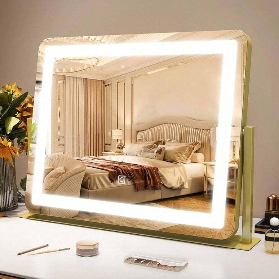 Vanity Mirror Makeup Mirror With Lights, Large Lighted Vanity Mirror ...