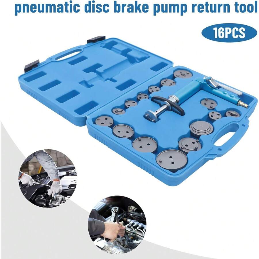 SHZICMY Pneumatic Brake Pump Adjustment Tool, Air Powered Brake Piston ...