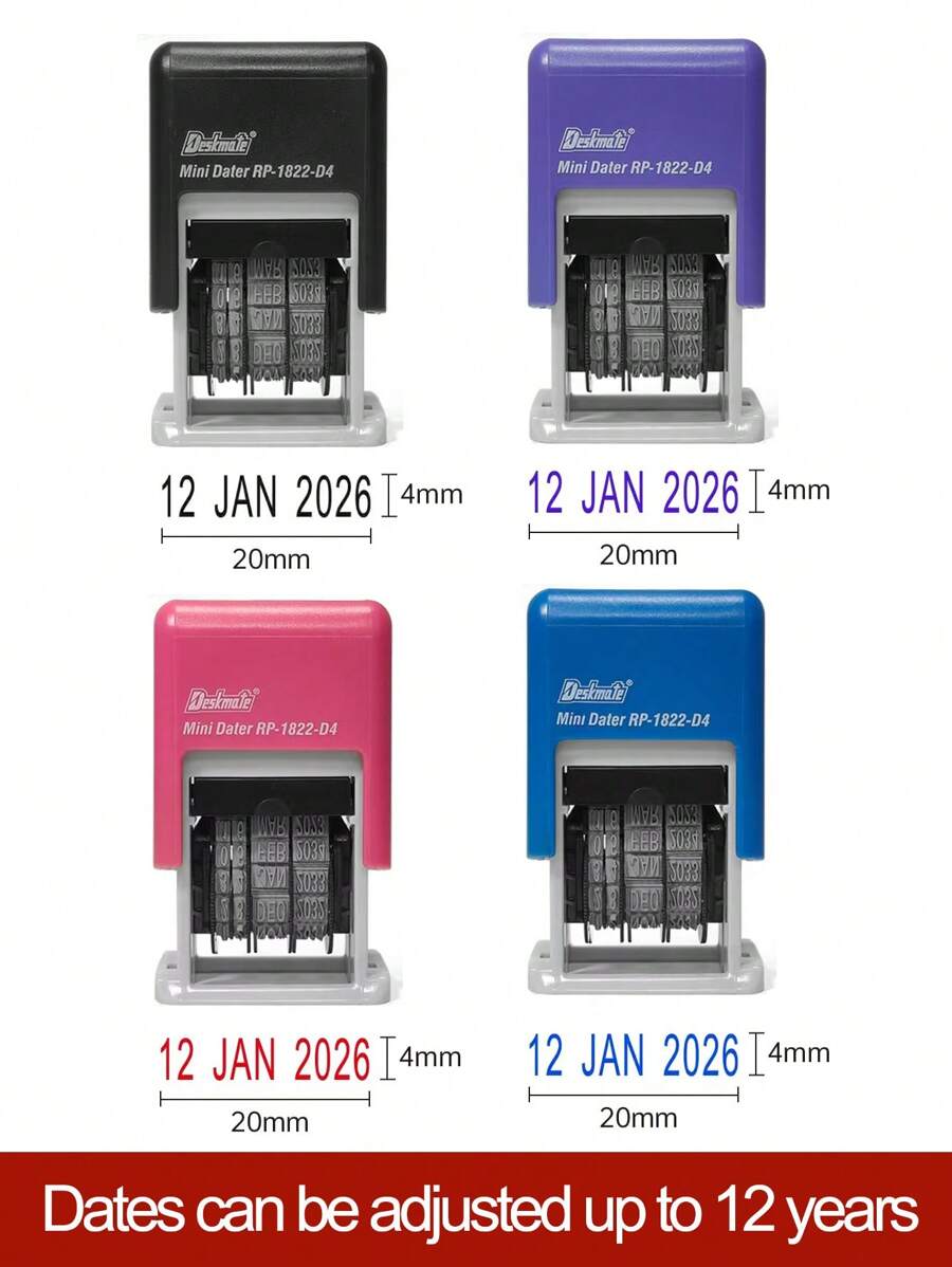 Adjustable Date Stamp, Adjustable Time Stamp With Year, Month, Date ...