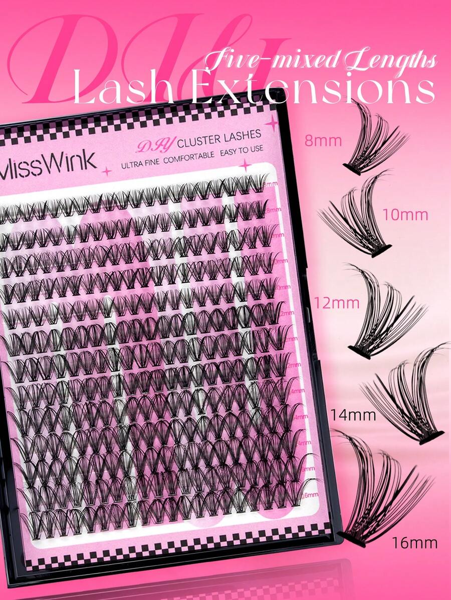 Miss Wink 240pcs 0.05mm Lightweight Non-Irritating Fluffy Handmade ...
