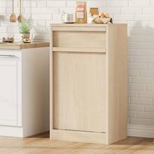 Modern Tilt-Out Trash Cabinet – Hidden 10-Gallon Trash Bin Holder, Pet ...