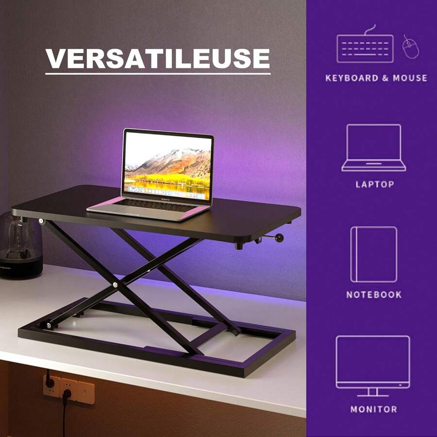 Single 24 Inch Scissors Lift Keyboard And Mouse Riser, Height ...