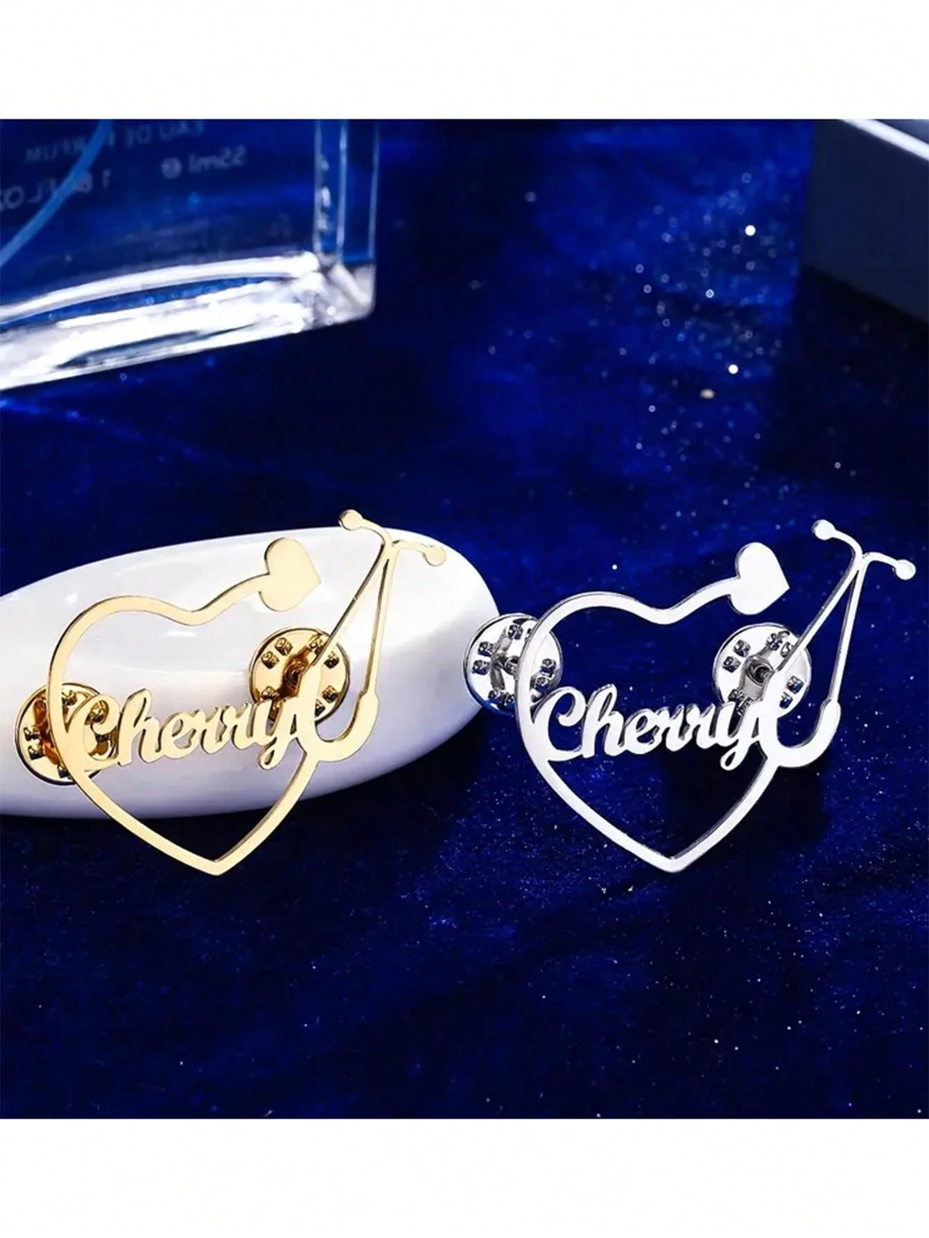 Broche à épingle médical personnalisé en acier inoxydable avec ...