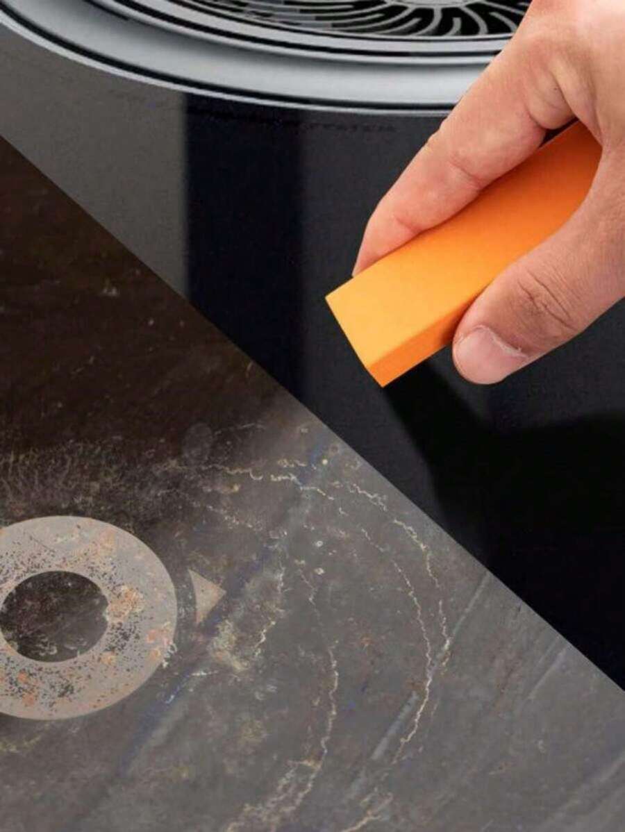 1pc Easy Limescale Eraser Bathroom Glass Rust Remover Rubber Eraser ...