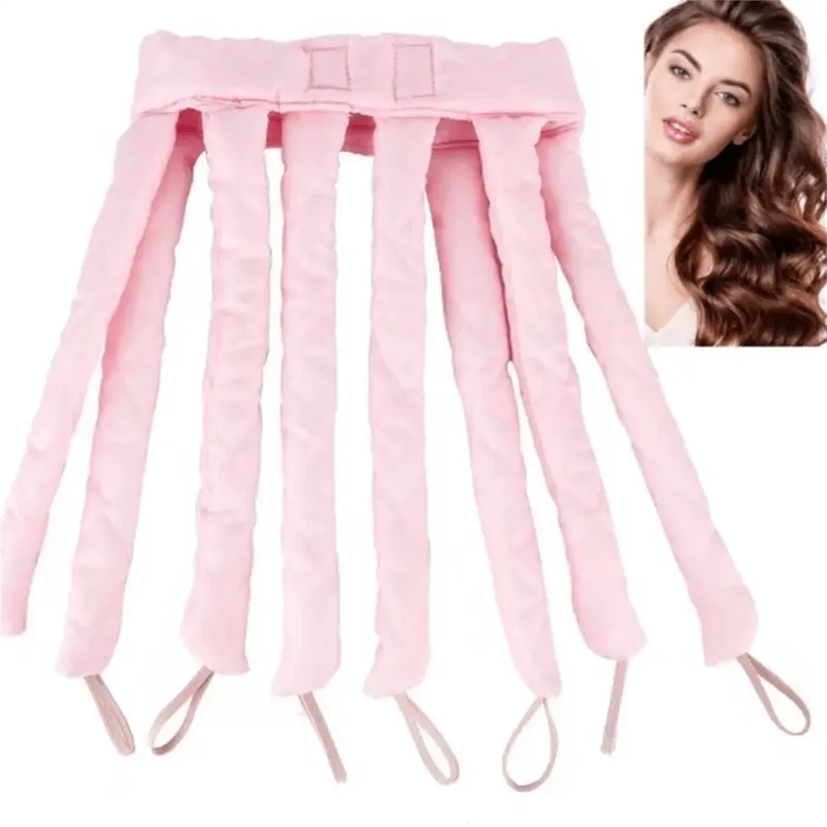 No-Heat Octopus Curl Hair Curling Iron, Slouchy Heatless Hair Curler ...