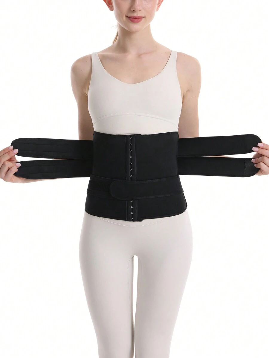 3pcs Neoprene Corset Belt With Clasps, Suitable For All Seasons | SHEIN USA